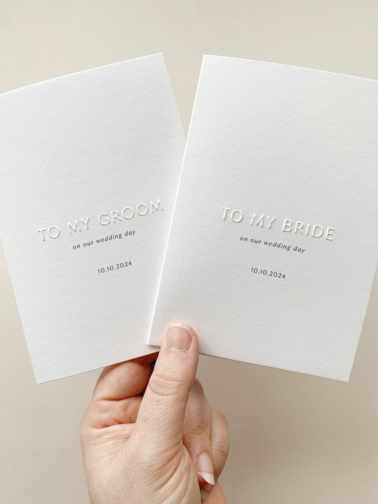 Personalized Love Letter | to My Bride/groom on Our Wedding Day Letters ...