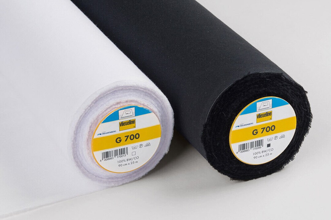 Heavy Weight Iron on Interlining Woven Pellon Vilene/vlieseline White ...