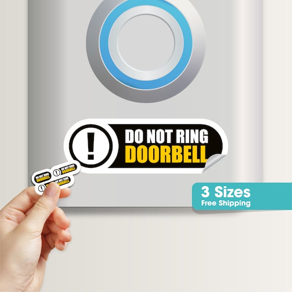 Do Not Ring Doorbell - Etsy