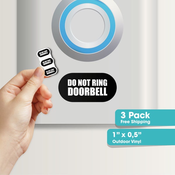 Do Not Ring Doorbell - Etsy