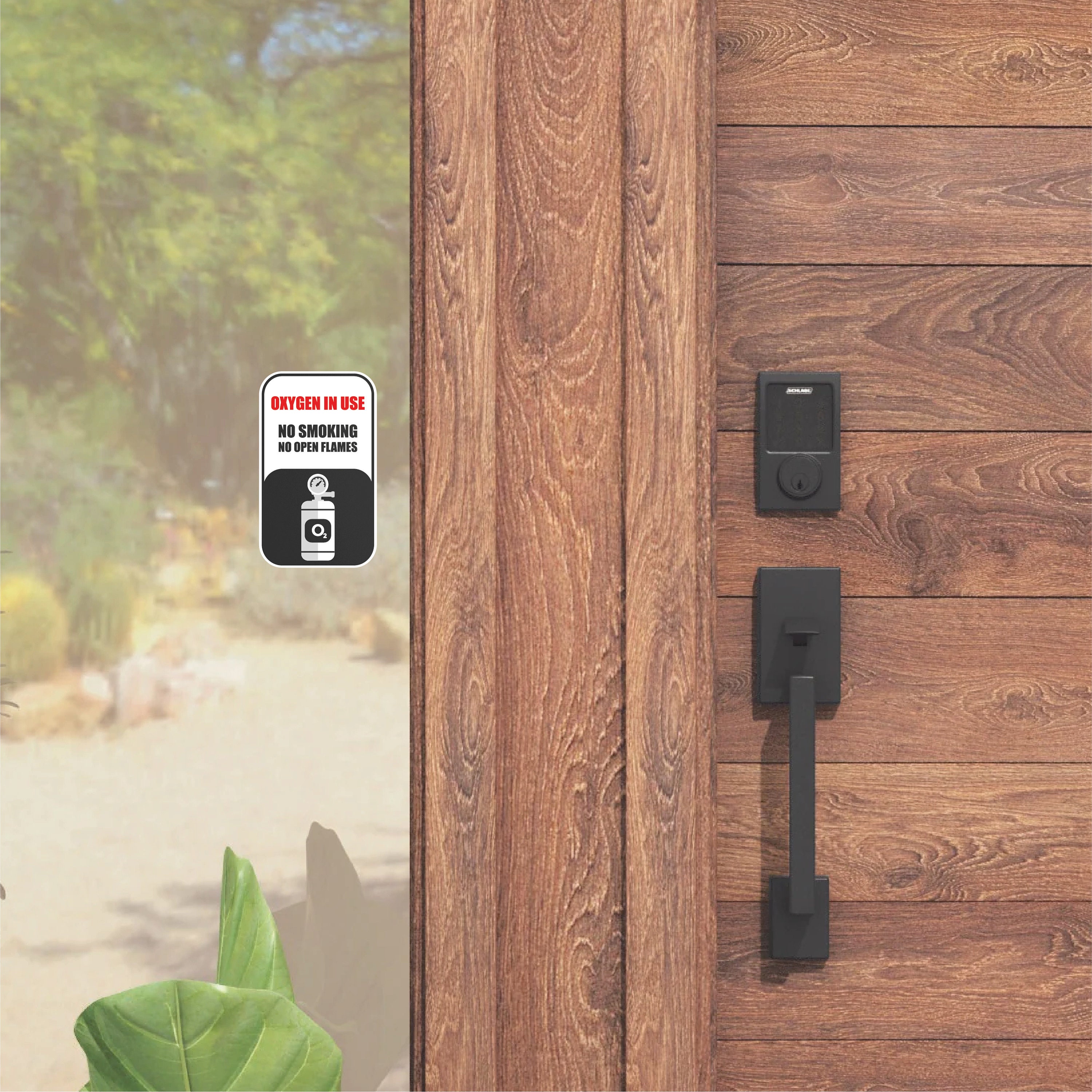 Oxygen in Use Sticker Sign No Smoking No Open Flames - Etsy