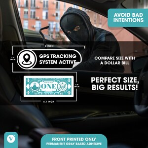 Gps Tracking System Sticker - Gps Active Sign - Waterproof Vinyl ...