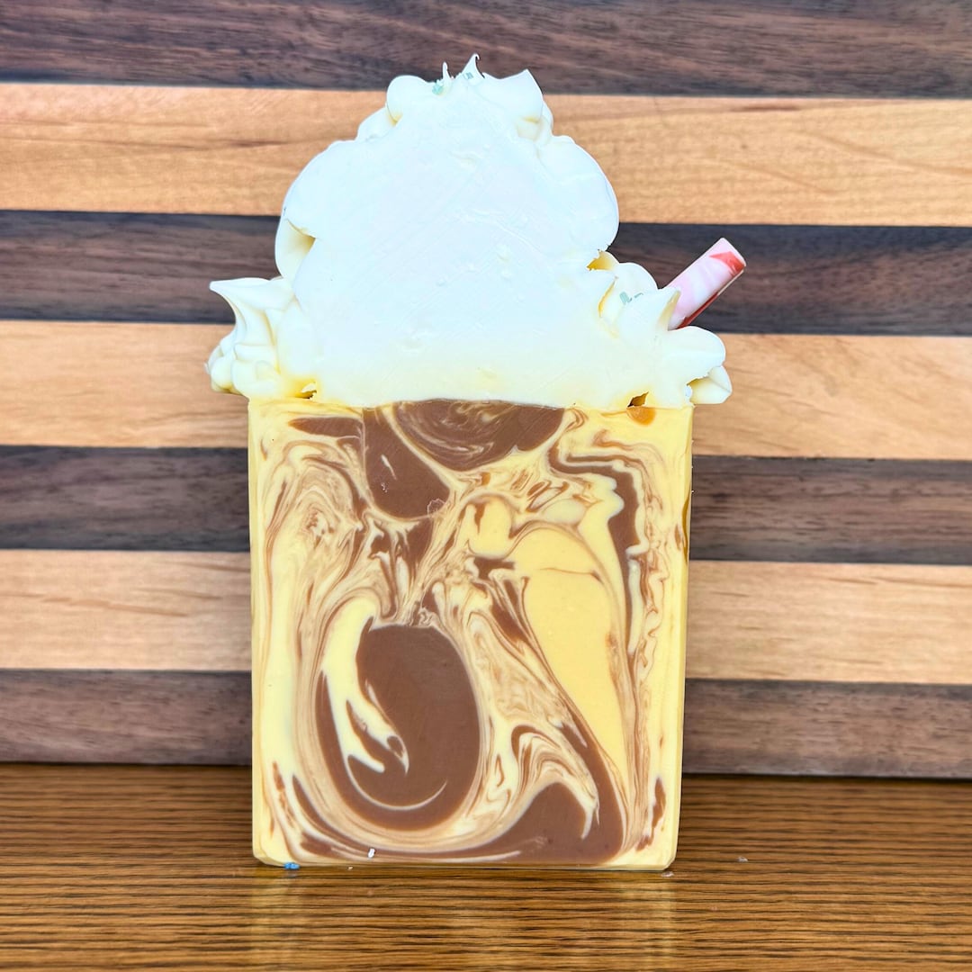 Rootbeer Float Soap | Cold Process Soap | Ice Cream Soap | Soda Soap ...