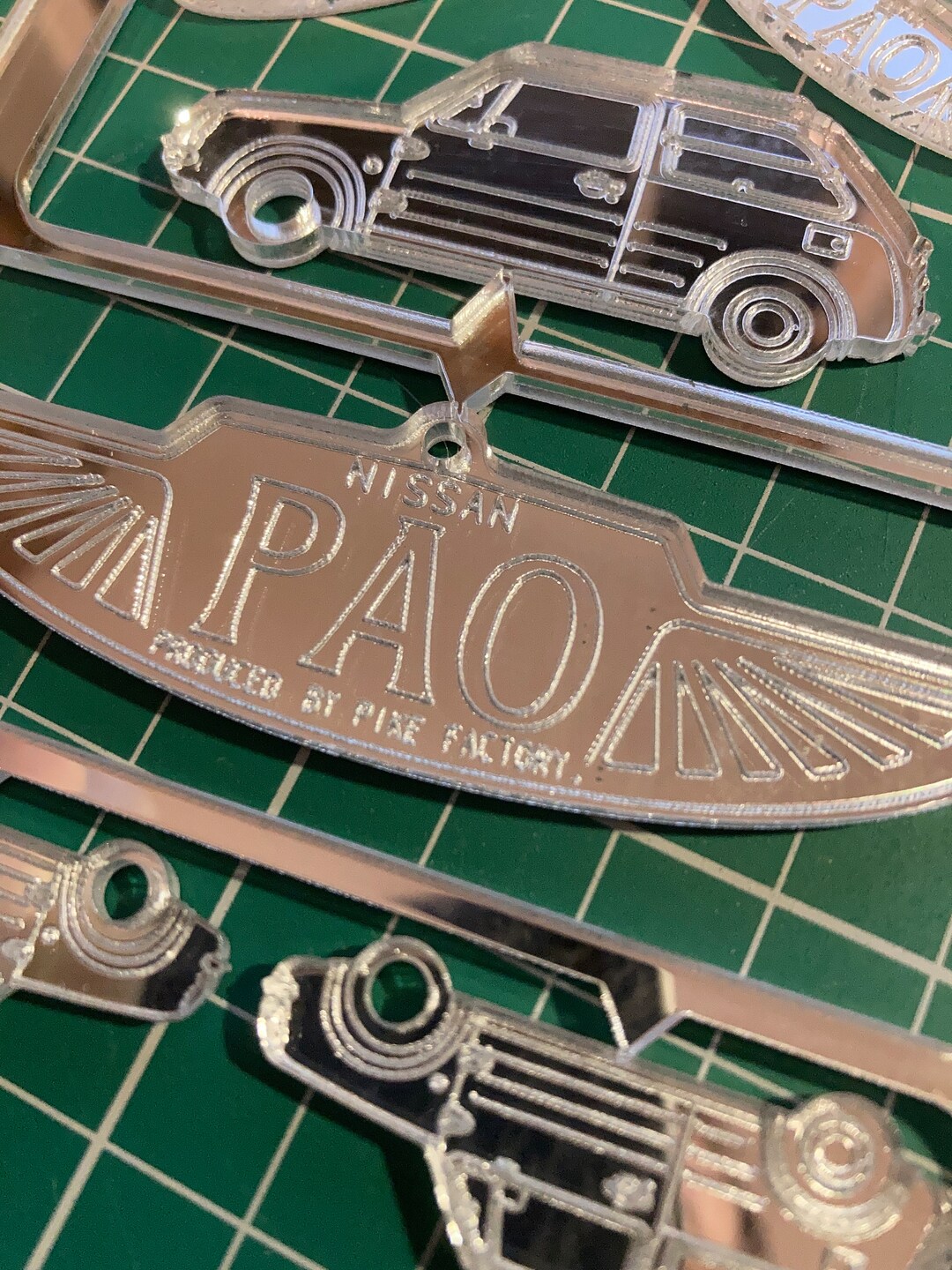 A Collection of Nissan Pao Cars and Emblems - Etsy