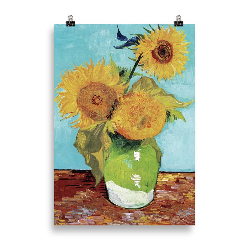 Vincent Van Gogh the Sunflowers Series Fine Art Print - Etsy