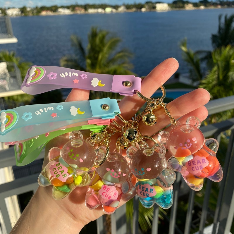 Liquid Keychain - Etsy