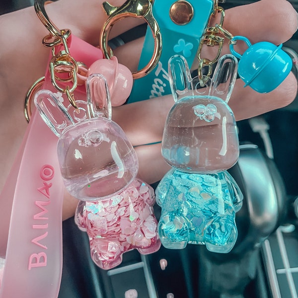 Liquid Keychain - Etsy