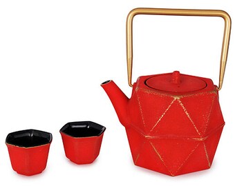 Japanese Cast Iron Tea Set - Etsy UK