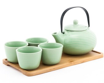 Ceramic Tea Set | Etsy