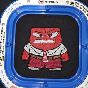 Anger Embroidery Designs, Inside Out Emotions Embroidery Design ...