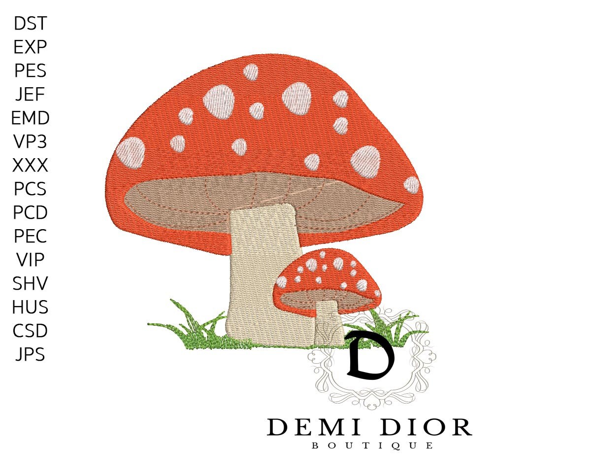 Toadstool Embroidery Design Toadstool Mushroom - Etsy