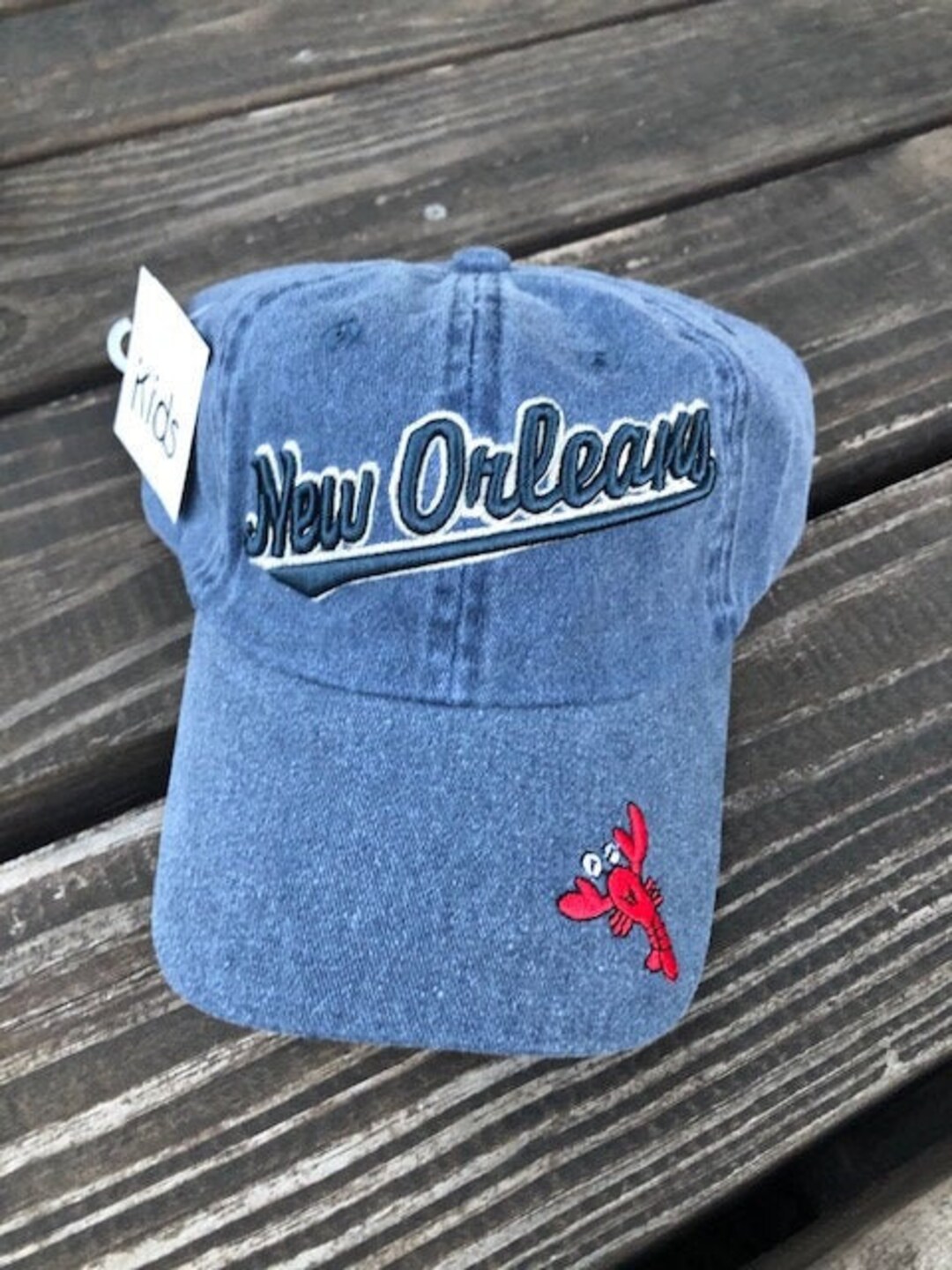 Kid's Cap, New Orleans Crawfish Baseball Cap, Boys, Girls, French ...