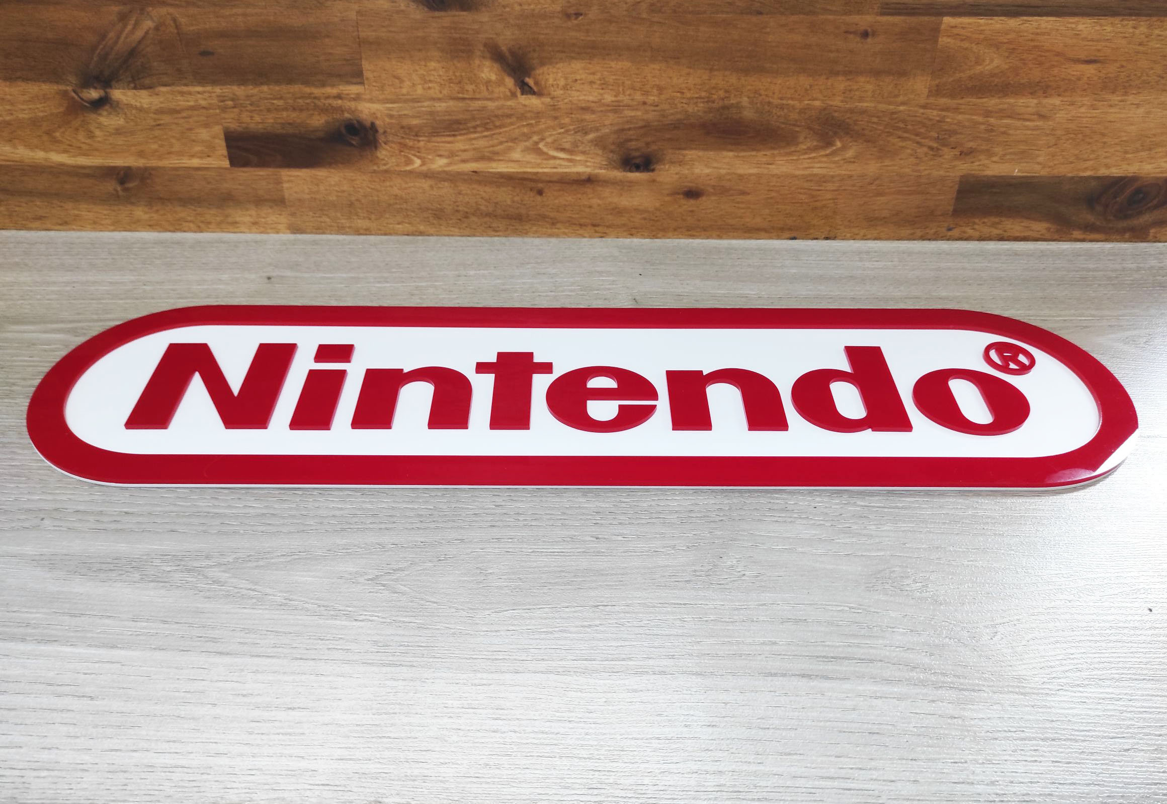 Nintendo Logo Wall Art Large - Etsy