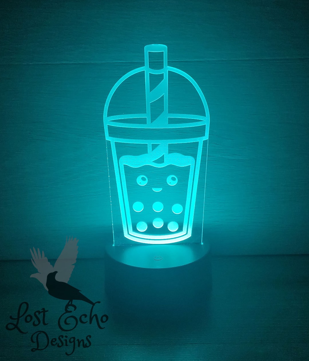 Boba Tea Bubble Milk Slushie Frozen Drink Cute Kawaii Lamp - Etsy