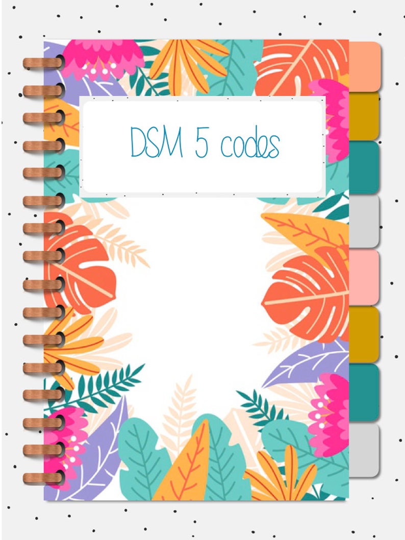 Therapist Notebook, DSM 5, Digital Planner, Diagnosis Notebook - Etsy