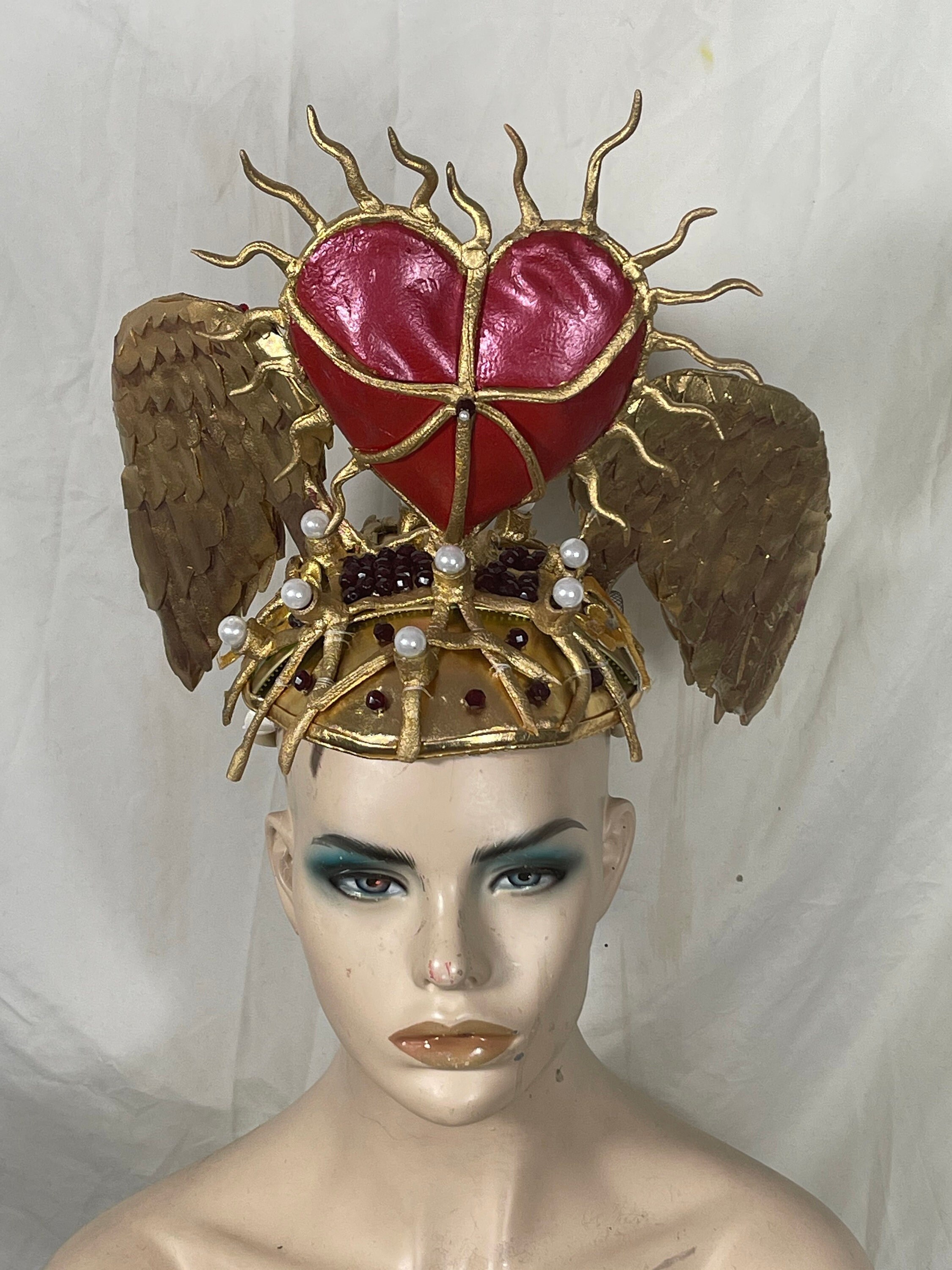 Winged Heart Burning Man Festival Crown - Etsy
