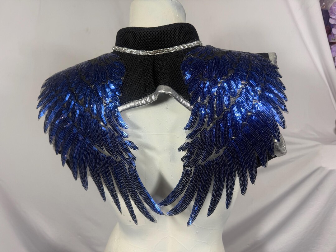 Blue Angel Winged Shoulder Piece - Etsy