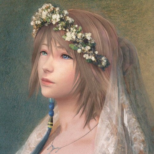 Yuna FFX Classical Portrait Art Print | Etsy