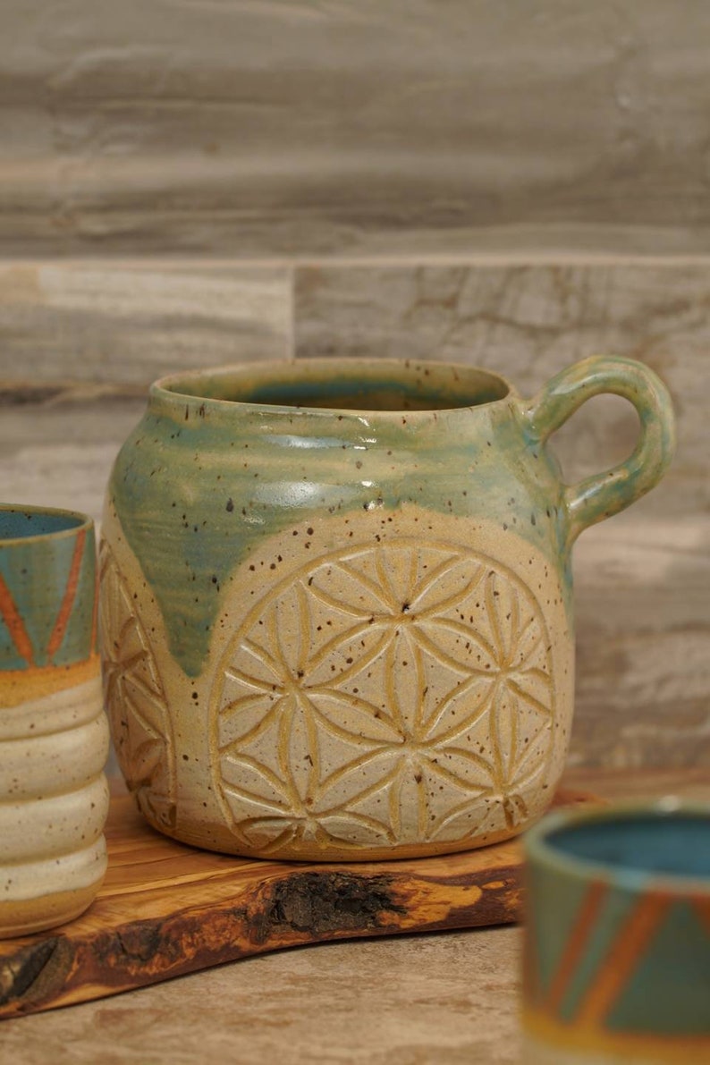 Seed of Life Pitcher/vase Indigenous Vase Native American Vase - Etsy