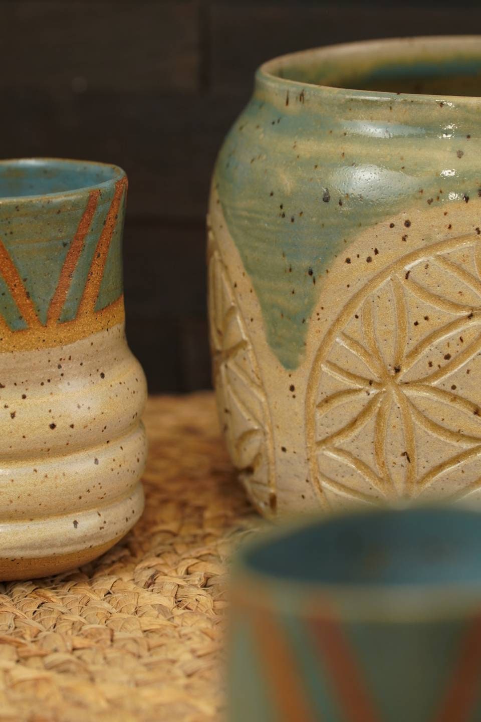 Seed of Life Pitcher/vase Indigenous Vase Native American Vase - Etsy