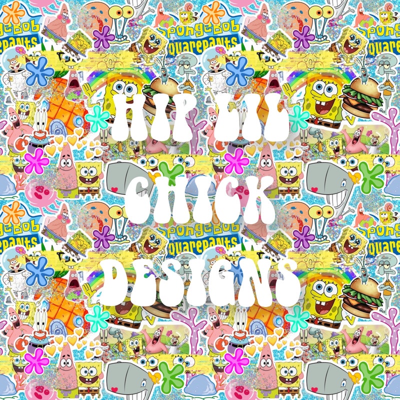 Spongebob Seamless File - Etsy