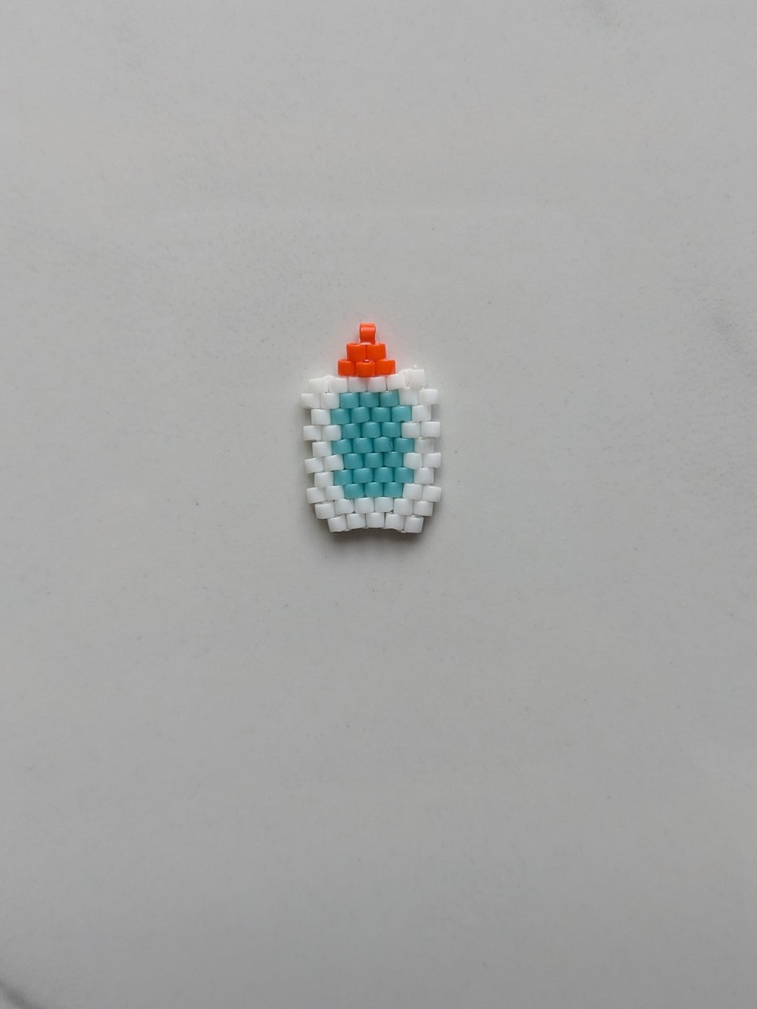 Glue Bottle Brick Stitch Pattern, Brick Stitch, Beading Pattern, Back ...