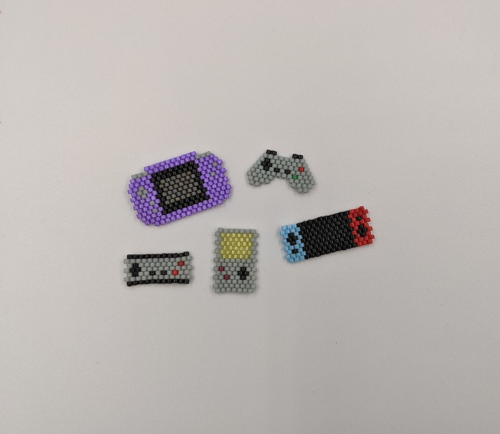 Gamer Pack, Handheld Game System, Brick Stitch Bead Pattern, Game ...