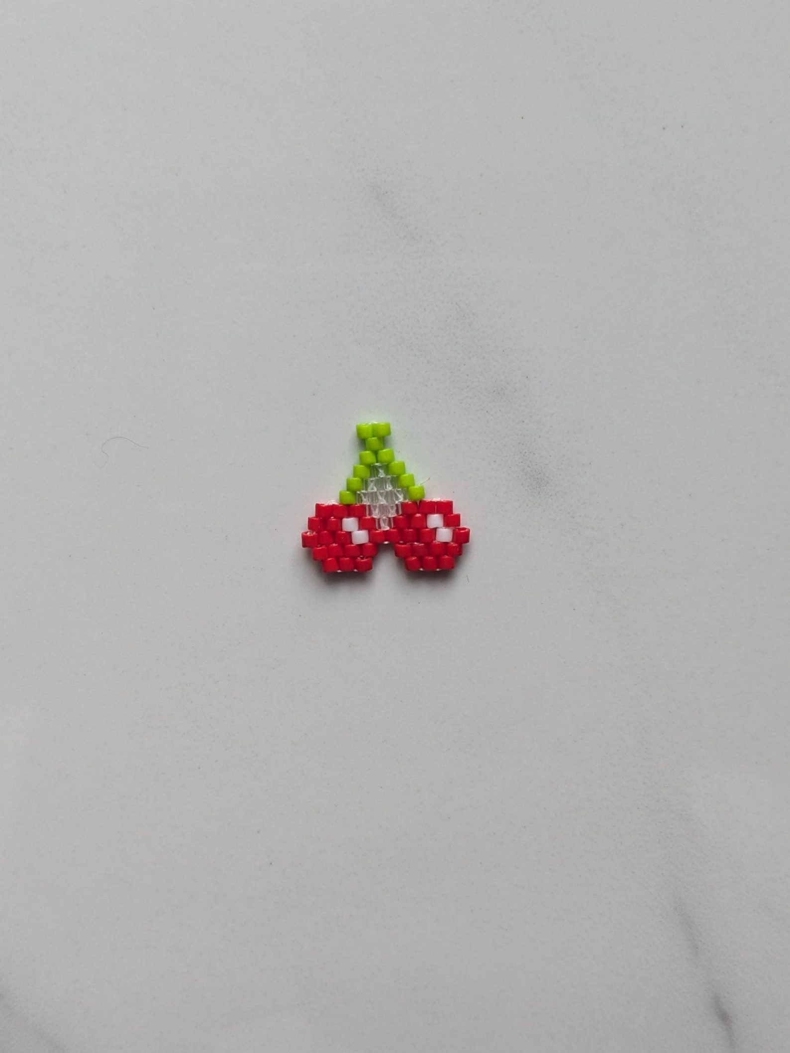 Cherries Brick Stitch Bead Pattern, Brick Stitch, Beading Pattern ...