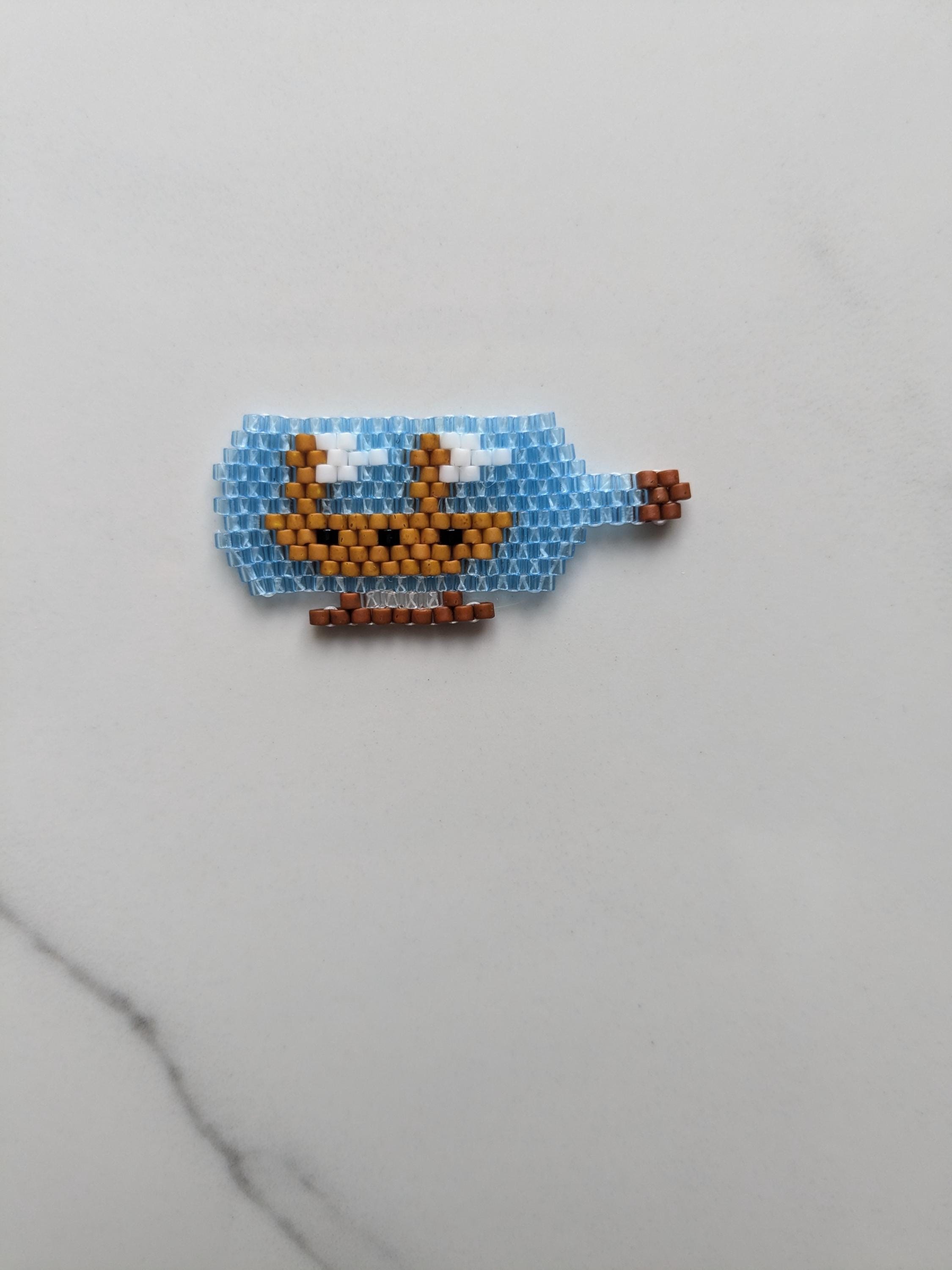 Ship in a Bottle Brick Stitch Bead Pattern, Brick Stitch, Nautical Bead ...