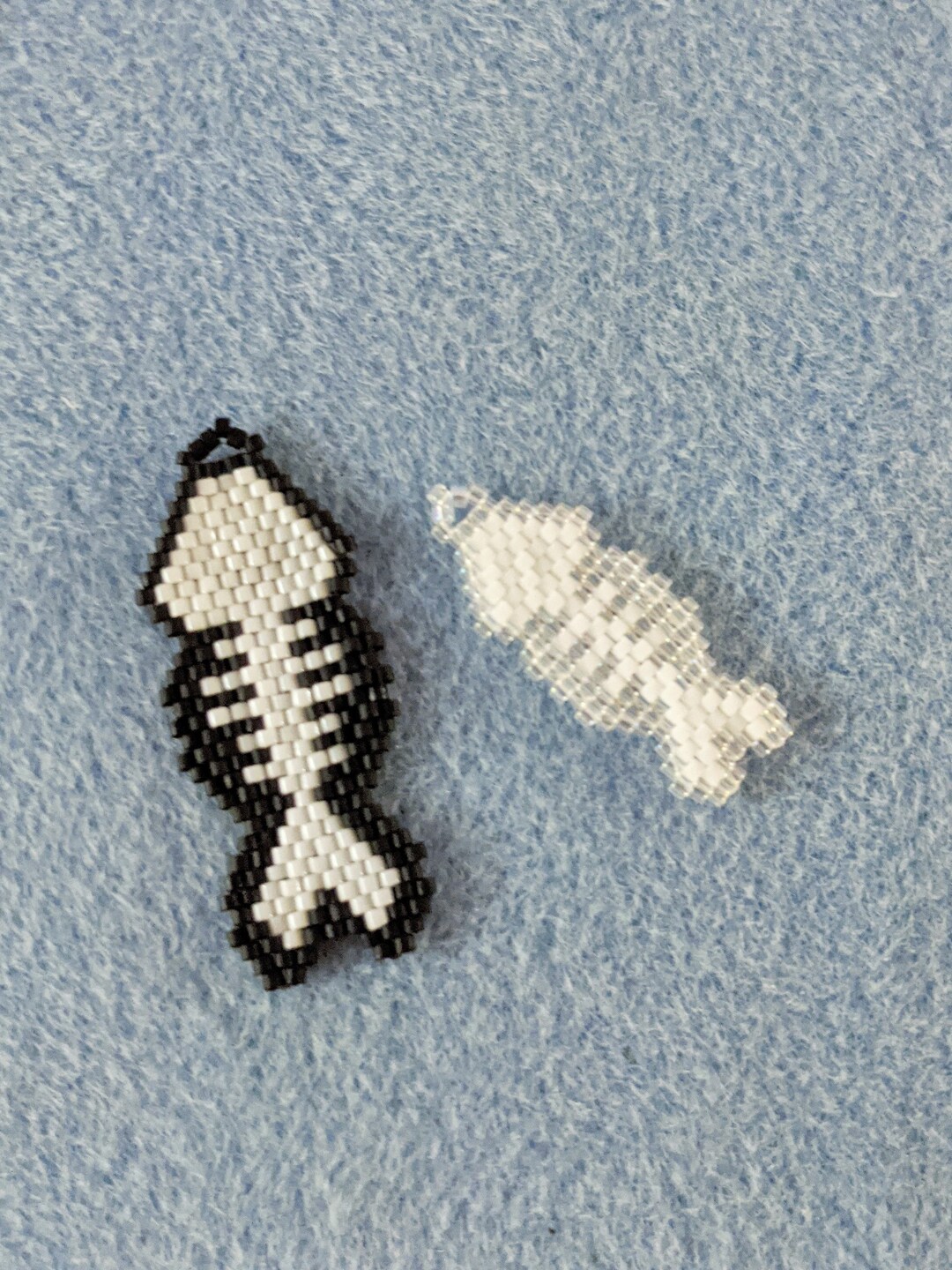 X-ray Fish Bones Brick Stitch Bead Pattern, Brick Stitch, Beading ...