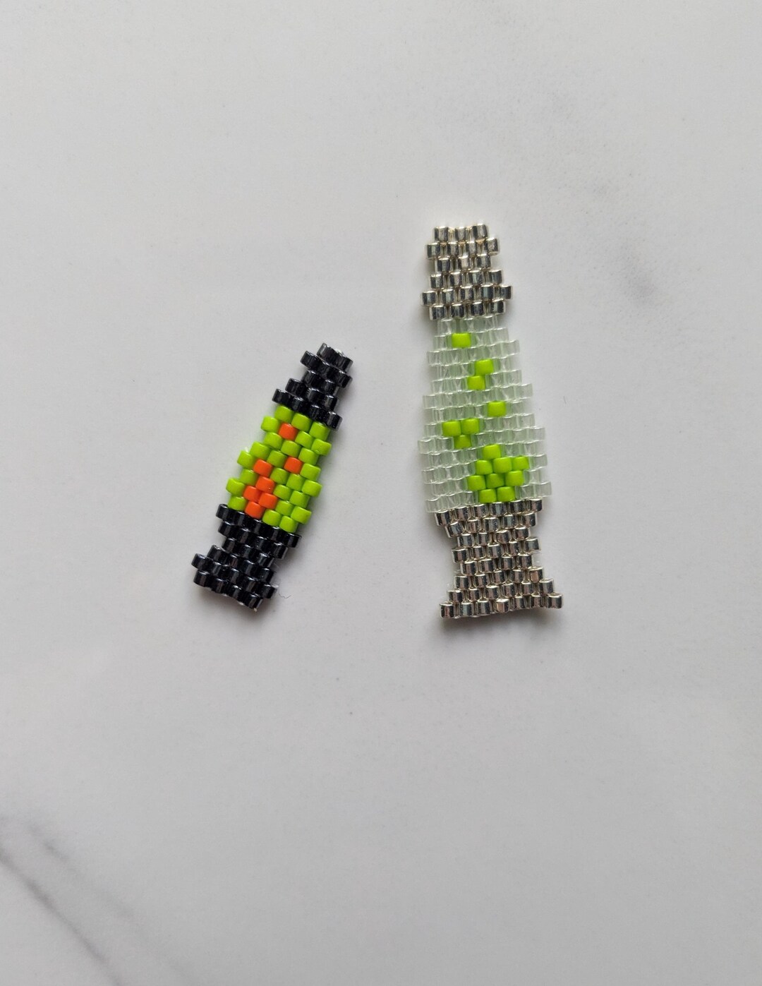 Lava Lamp Brick Stitch Bead Pattern, Brick Stitch, Beading Pattern ...