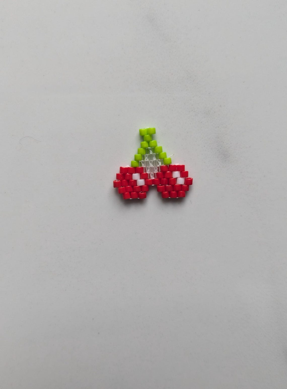 Cherries Brick Stitch Bead Pattern, Brick Stitch, Beading Pattern ...