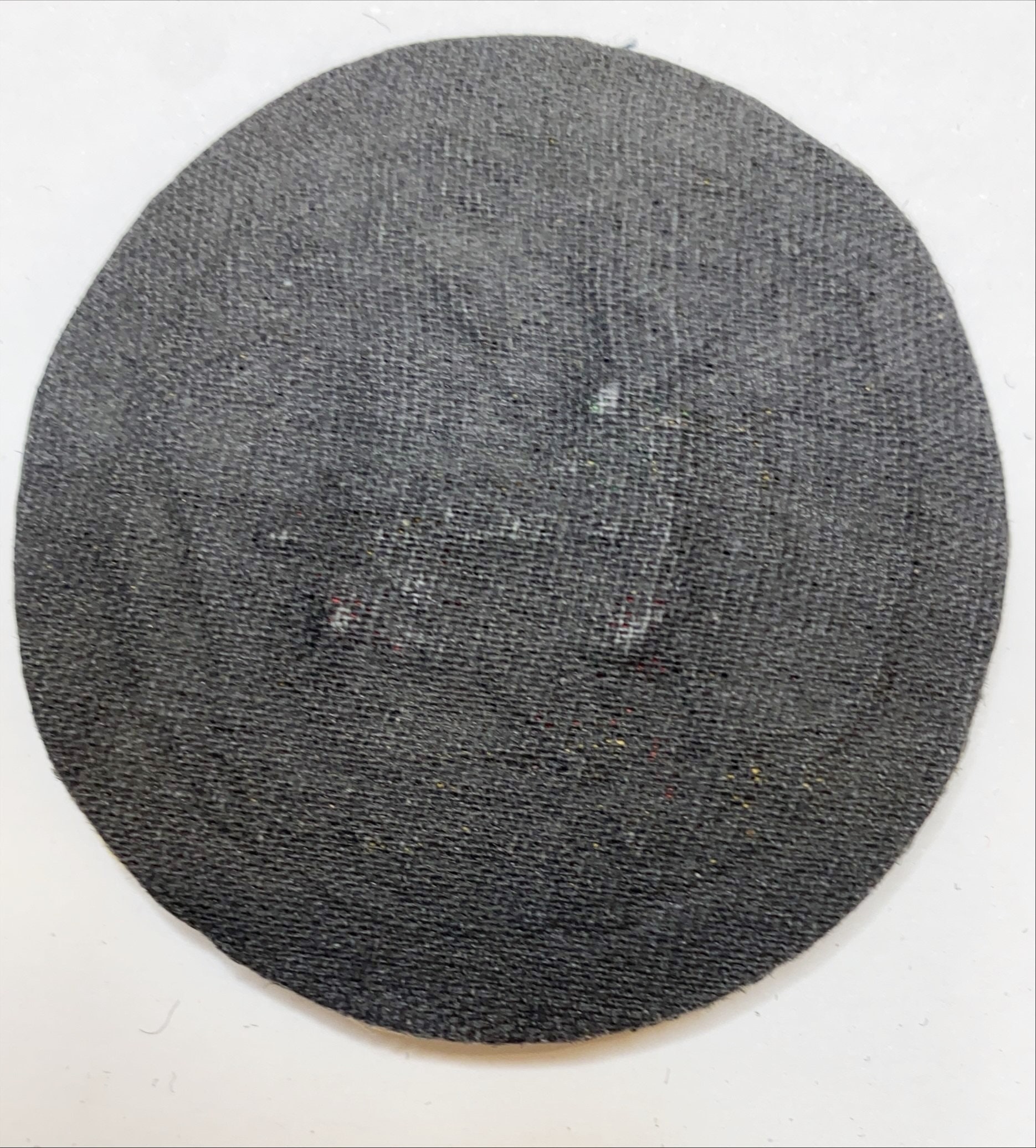 Round Felt Badge With Wire Embroidery 47mm Diameter Black-gold-red ...