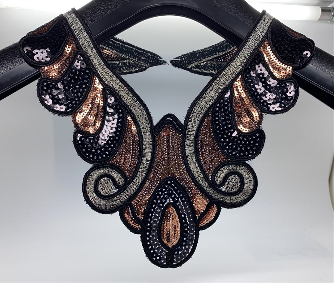 Sequin Woman’s Collar - Etsy