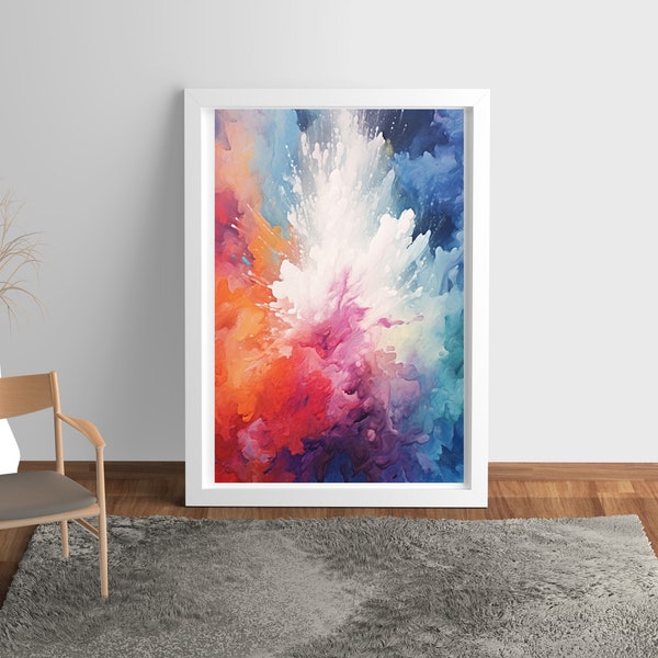 Colorful Modern Art - Etsy