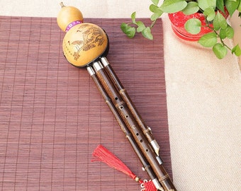 Orientalmusicsanctuary Professional Cambodian Rosewood Hulusi Chinese ...