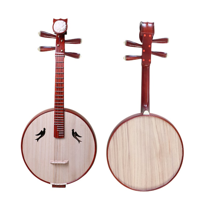 Orientalmusicsanctuary Performer's Hardwood Zhongruan - Chinese Ruan ...