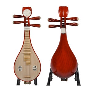 Orientalmusicsanctuary Professional Rosewood Liuqin - Chinese Fretted ...