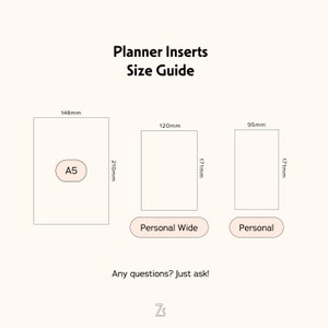 A5 Printed Cleaning Schedule Inserts, A5 Planner Inserts, Cleaning ...