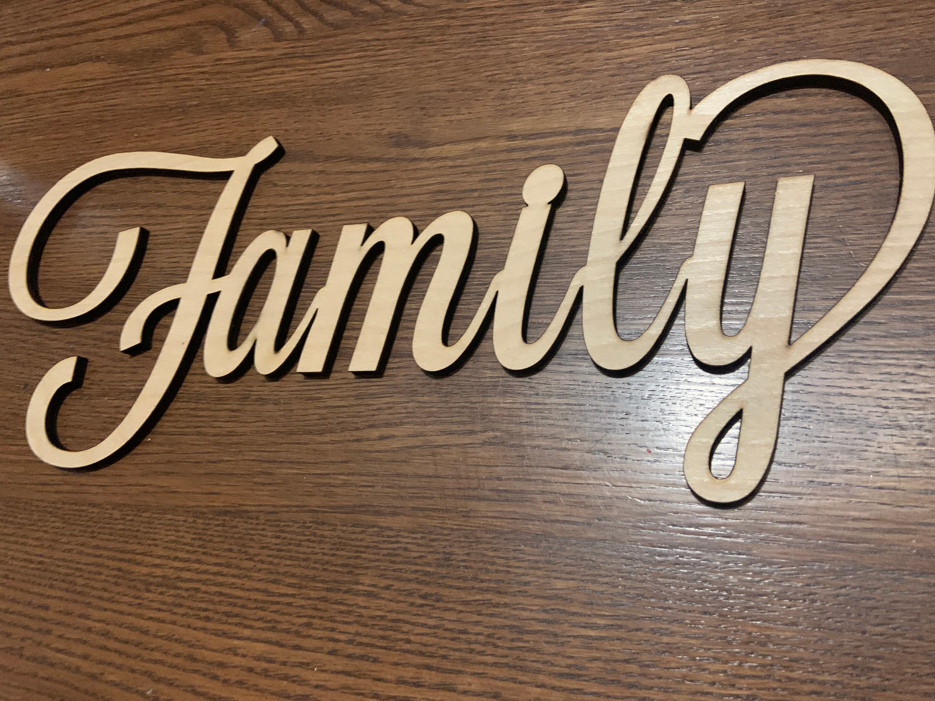 Wooden Family Sign family Farmhouse Decor farmhourse Wall | Etsy