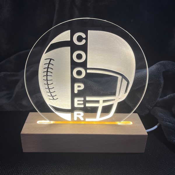 Acrylic Night Light - Etsy