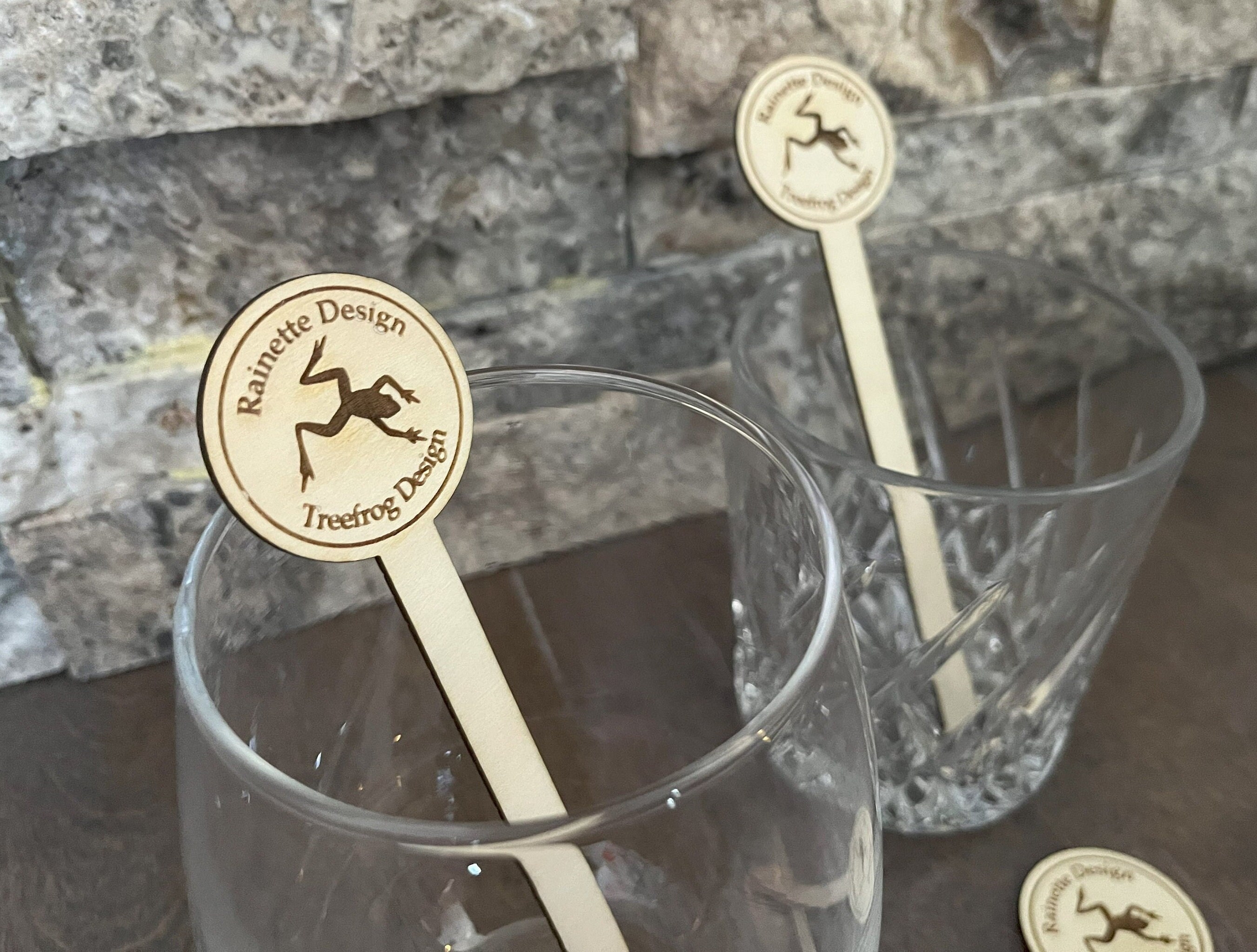 Custom Logo Stir Sticks: Personalized Party & Cocktail Decor - Etsy
