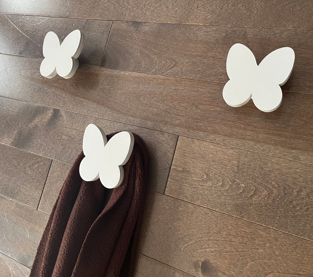 Decorative Butterfly Wall Hook - Wall Hook - Butterfly Nursery Decor ...
