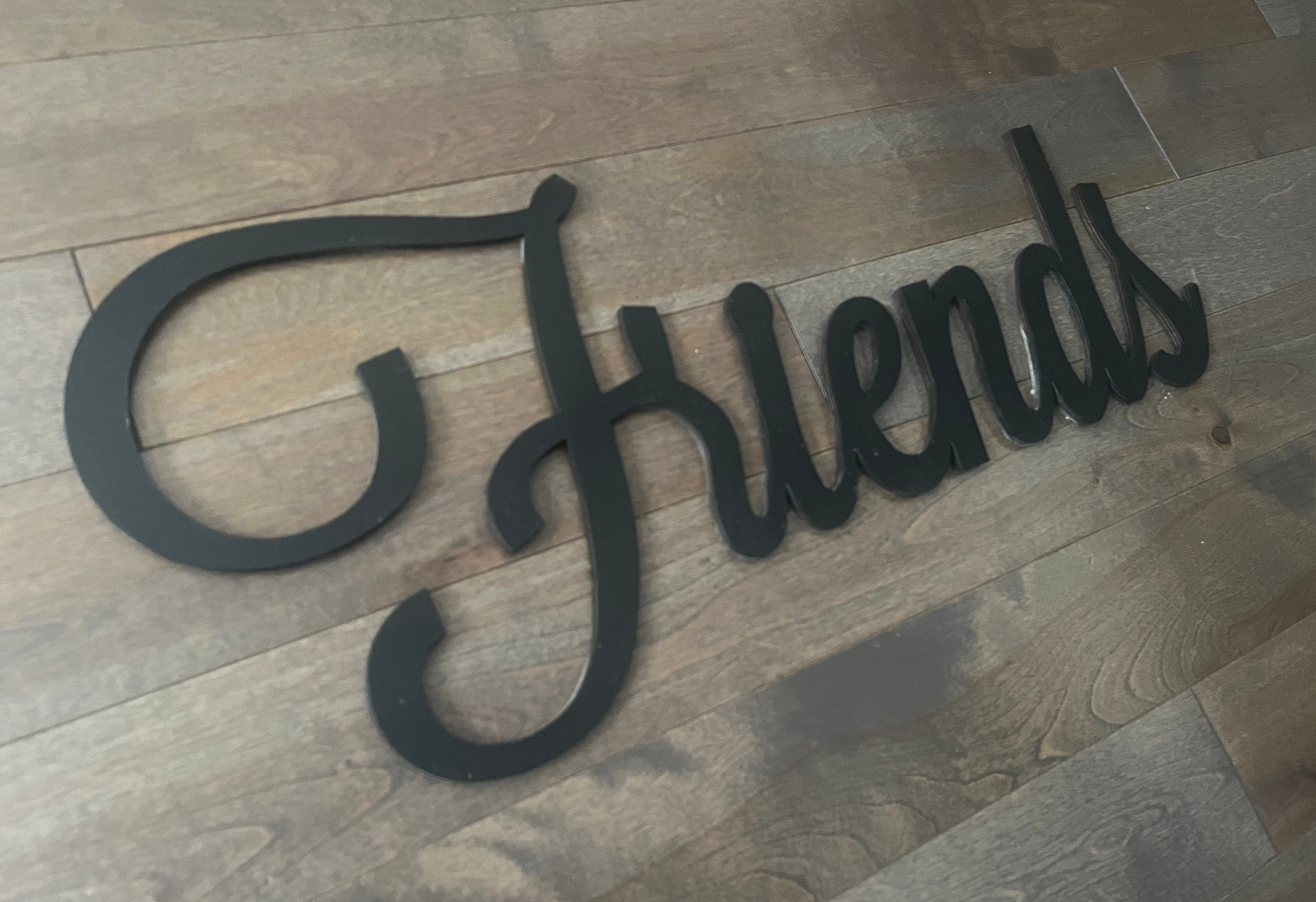 Wooden Friends Sign family Farmhouse Decor farmhourse Wall - Etsy