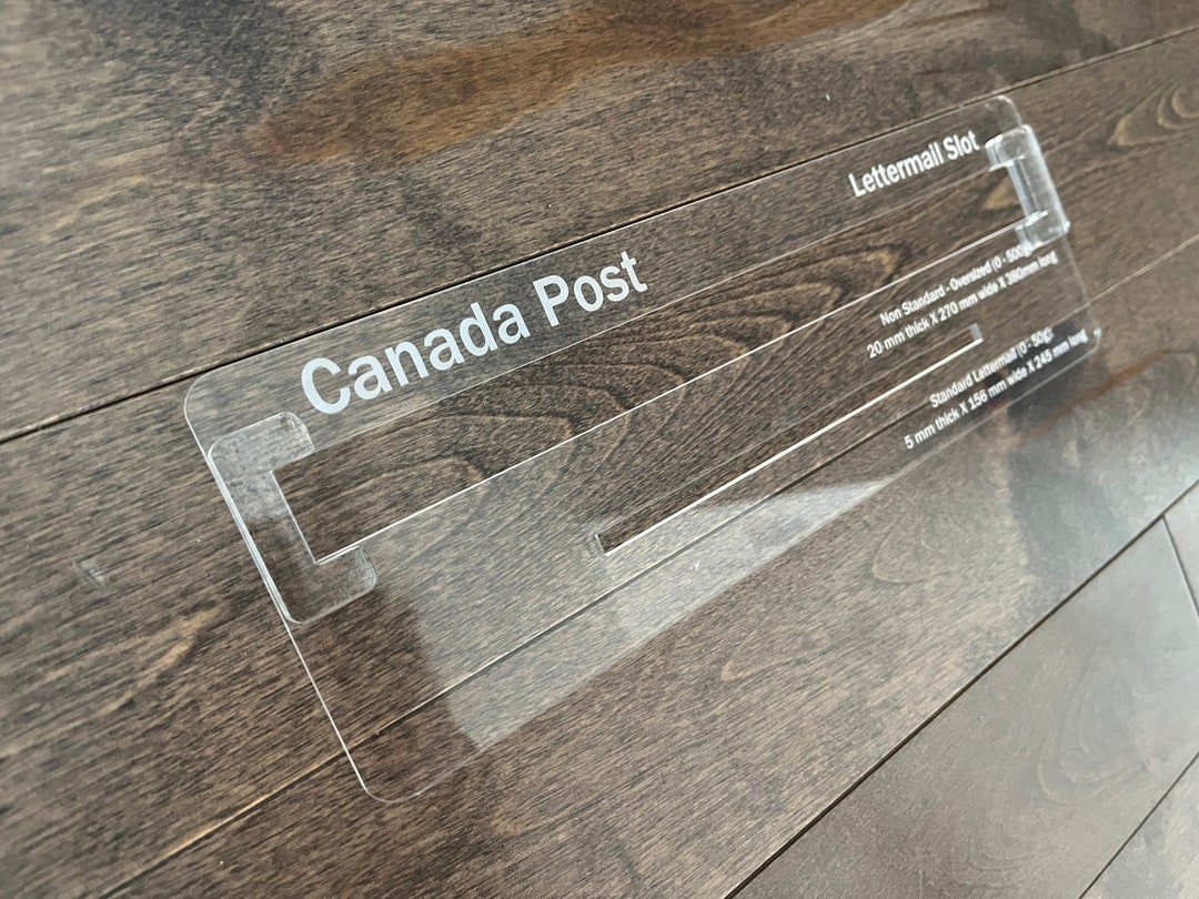 Canada Post Lettermail Slot Sizer - Slot of Doom - Canadian Mail Slot ...