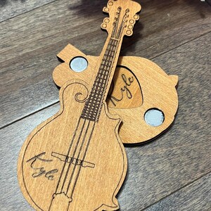 Personalized Wooden Mandolin Pick Case: Musician Gift - Etsy