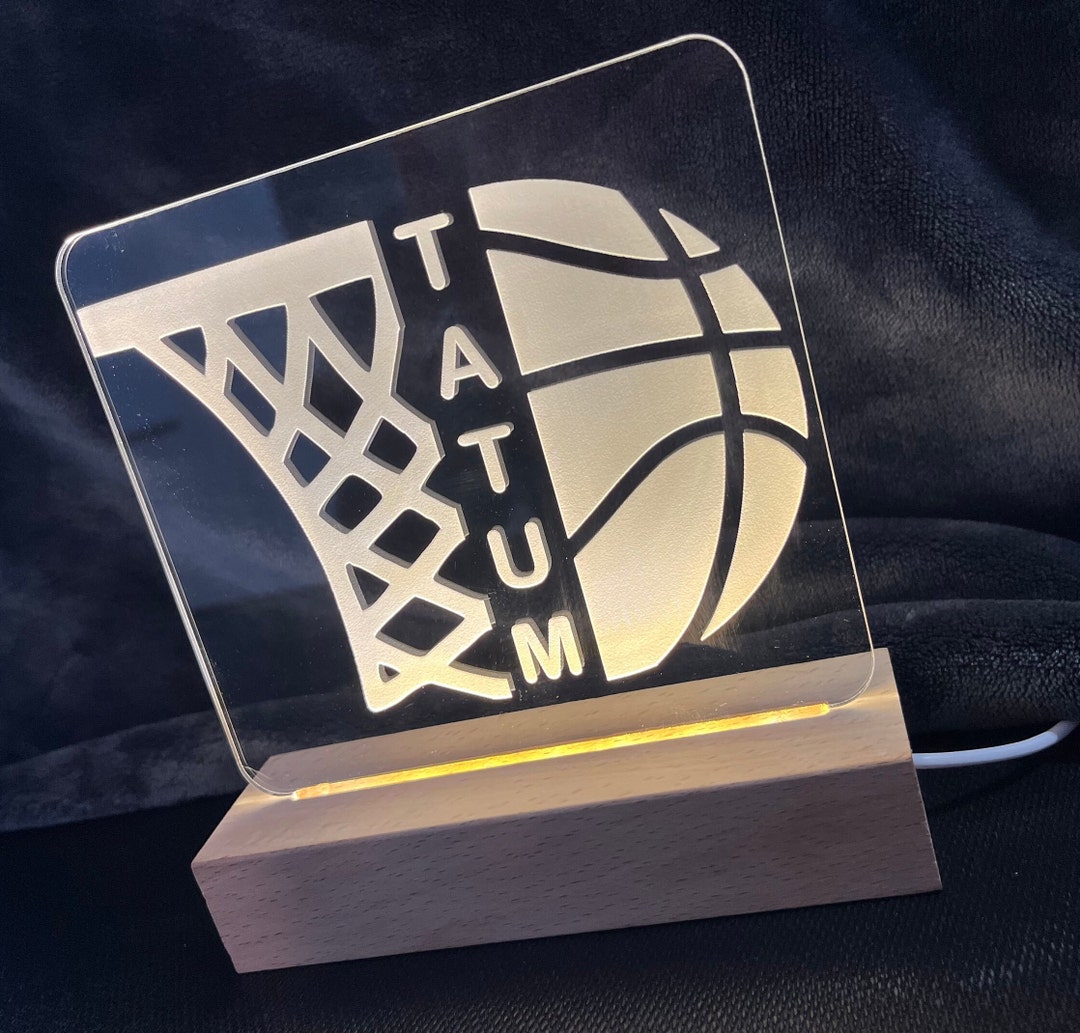 Personalized Basketball LED Night Light: Kids Room Decor - Etsy