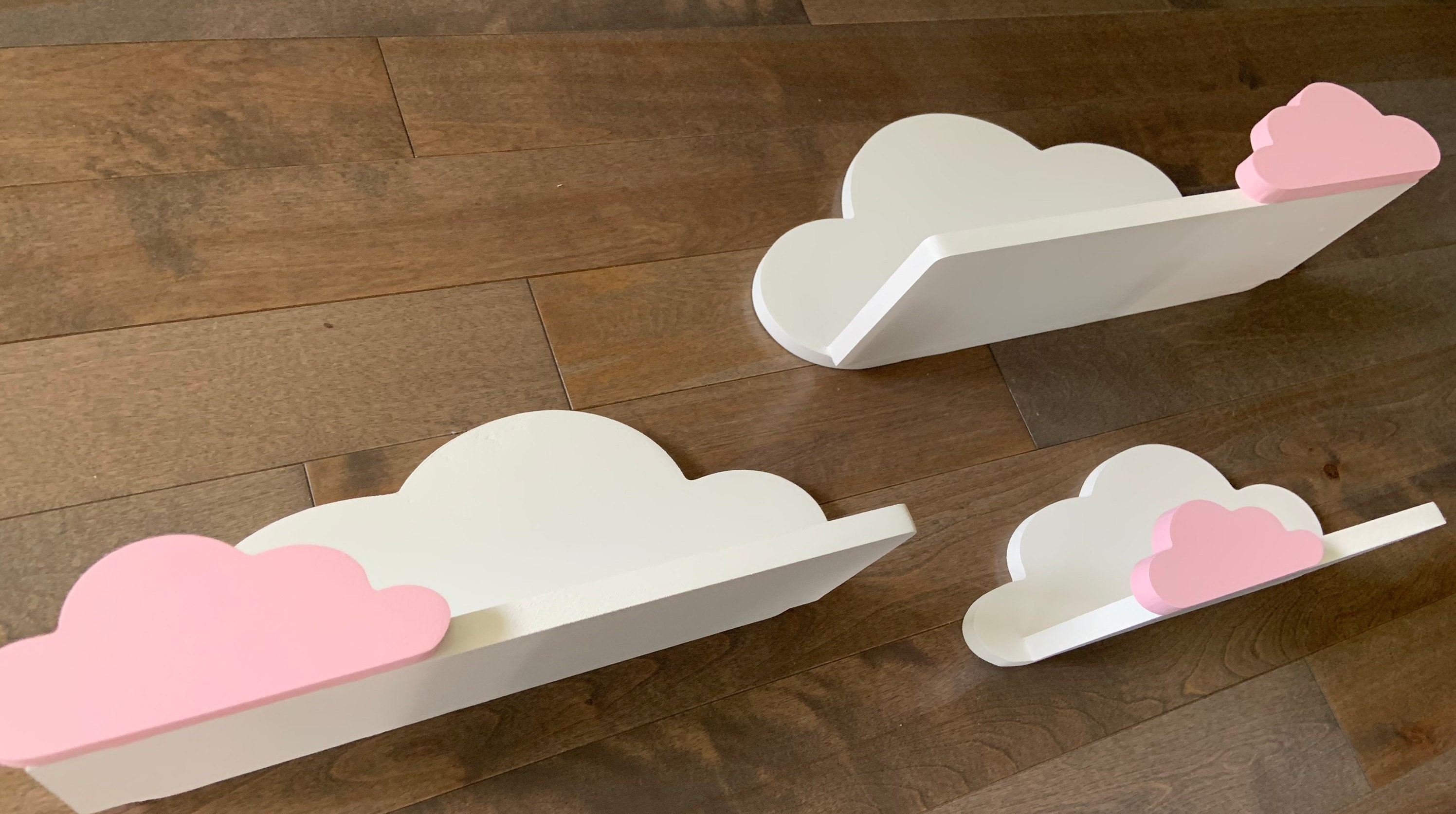 Set of Cloud Shelves for Nursery Room-Kids Room Cloud | Etsy