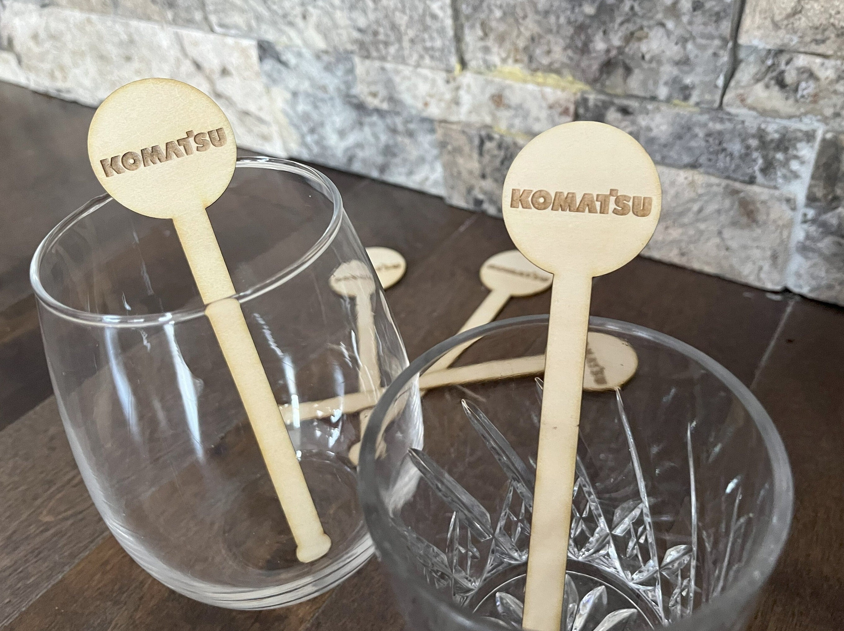 Custom Logo Stir Sticks: Personalized Party & Cocktail Decor - Etsy