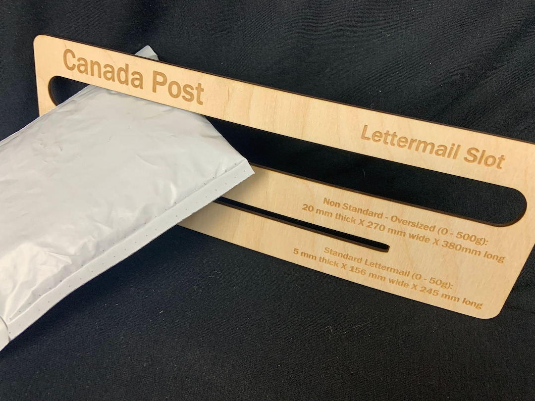 Canada Post Lettermail Slot Sizer Slot Of Doom Canadian Mail Slot